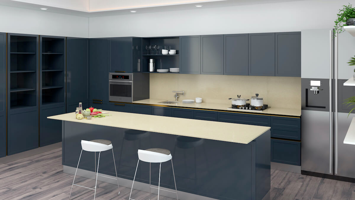 Cream Mirror - Premier Quartz